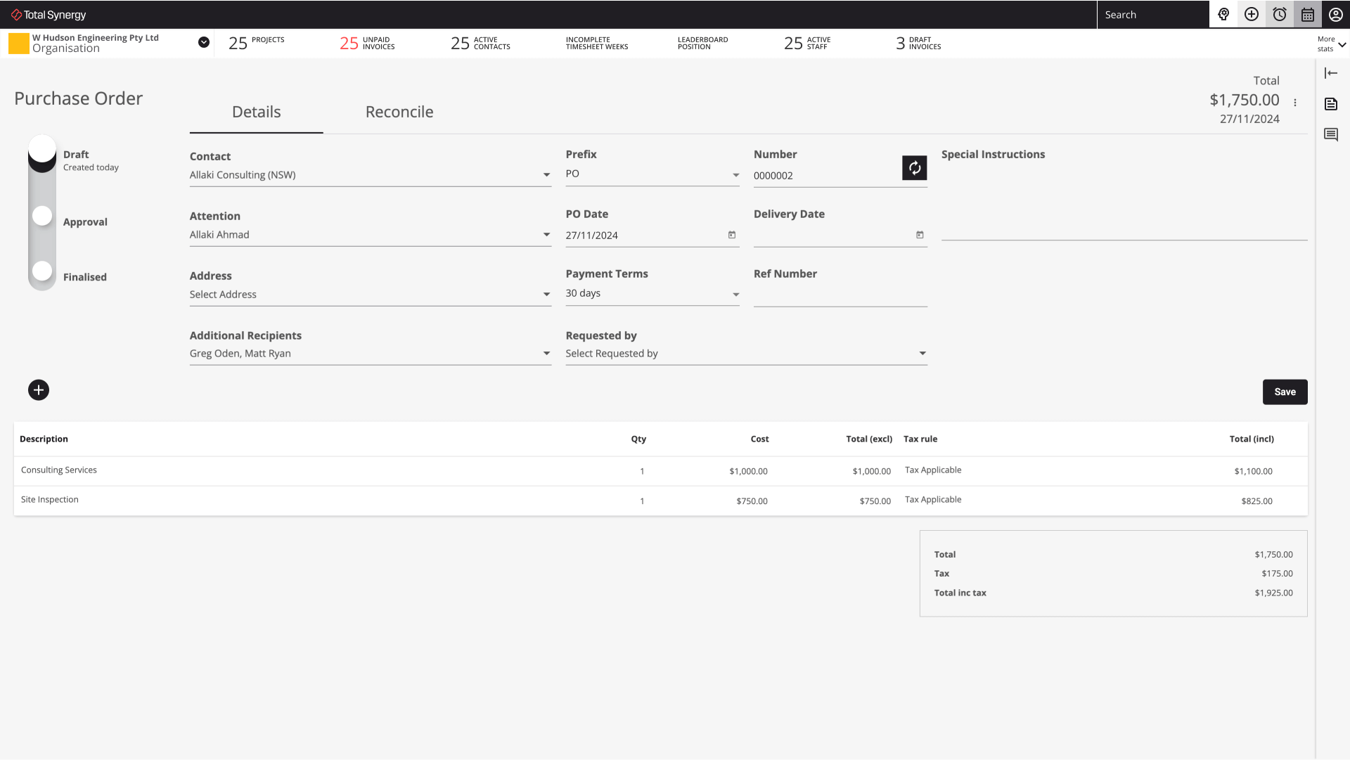 Project Finance Management Software for Financial Tracking